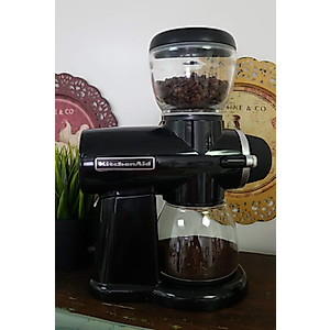 Univen 7 oz Coffee Ground Glass Jar Carafe fits KitchenAid Burr Grinder replaces 4176728 KPCGRND