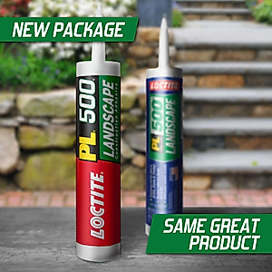 Loctite PL500 Landscape Block & Stone Adhesive, 10 fl oz, 12, Cartridge