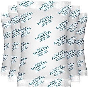 O2frepak 10 Gram(100Packs) Food Grade Moisture Absorbers Silica Gel Packs Desiccant for Storage,Food Safe Dessicant Silica Gel Packets for Moisture Storage Control