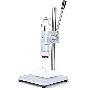 Perfume Bottle Sealing Crimping Machine, Manual Pneumatic Capping Machine, with Stainless Steel Non-Slip Handle, Adjustable Heigh, for Plastic, Metal, Glass (Bottle Mouth Outer Diameter 13MM)