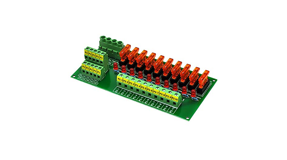 10 Position Power Distribution Fuse Module - Electronics-Salon