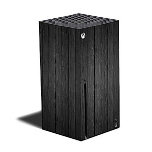 MIGHTY SKINS Skin Compatible with Xbox Series X - Black Wood | Protective, Durable, and Unique Vinyl Decal wrap Cover | Easy to Apply, Remove, and Change Styles | Made in The USA (MIXBSERX-Black Wood)