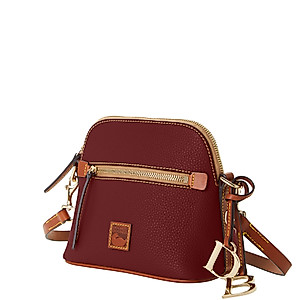 Dooney & Bourke Handbag, Pebble Grain Domed Crossbody - Brown