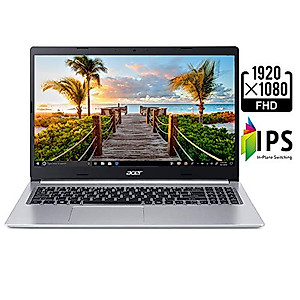 Acer Aspire 5 Slim Laptop, 15.6" Full HD IPS Display, 8th Gen Intel Core i3-8145U, 4GB DDR4, 128GB PCIe Nvme SSD, Backlit Keyboard, Windows 10 in S Mode, A515-54-30BQ