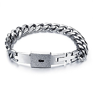 His & Hers Matching Set Couple Only You Have My Key Bangle Bracelet Simple Korean Style in a Gift Box