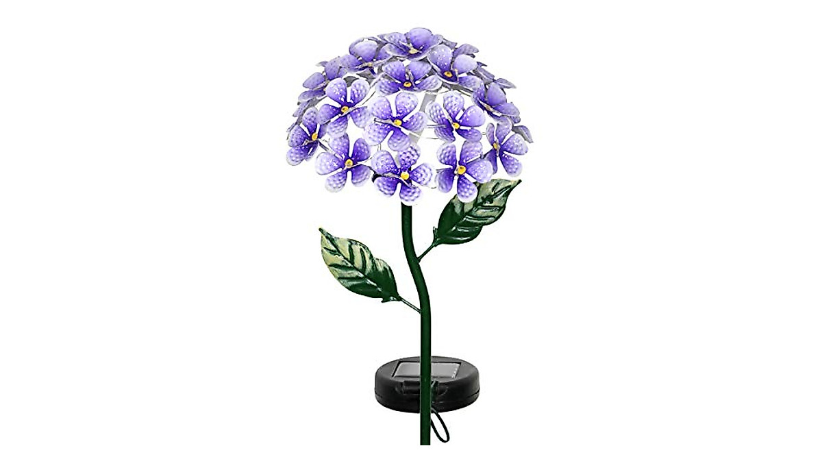 Exhart Solar Hydrangea Lights - Illuminate Your Garden