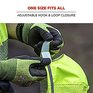 Ergodyne mens High Visibility, Reflective Hat Cap, Lime, One Size US