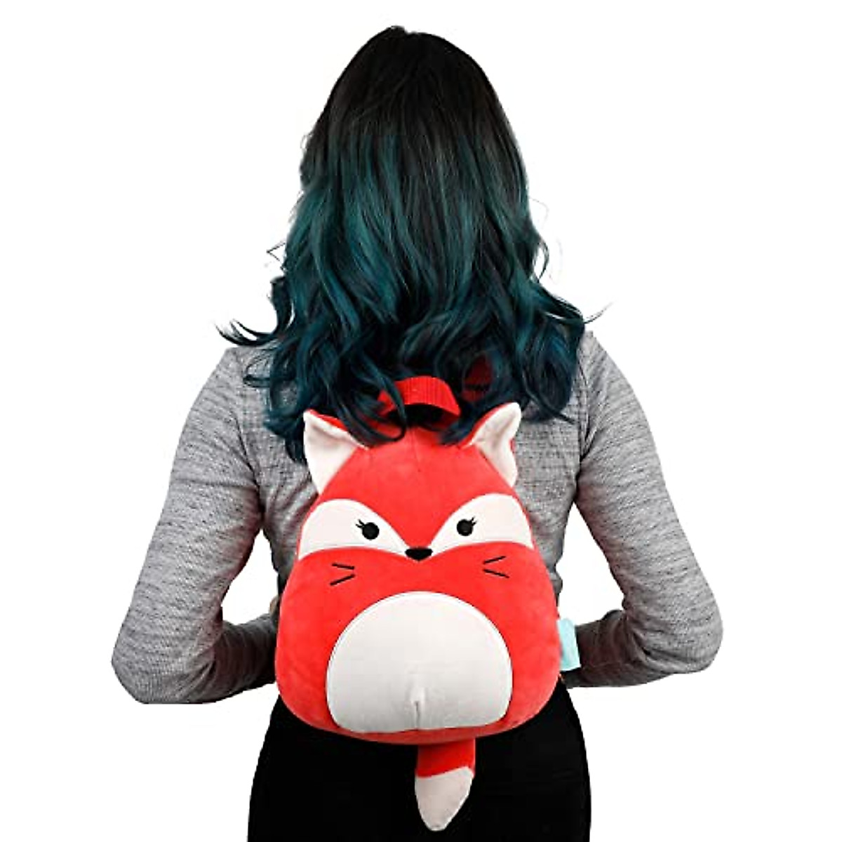 Bioworld Squishmallows 3D Fifi The Fox 14 inch Plush Mini Backpack