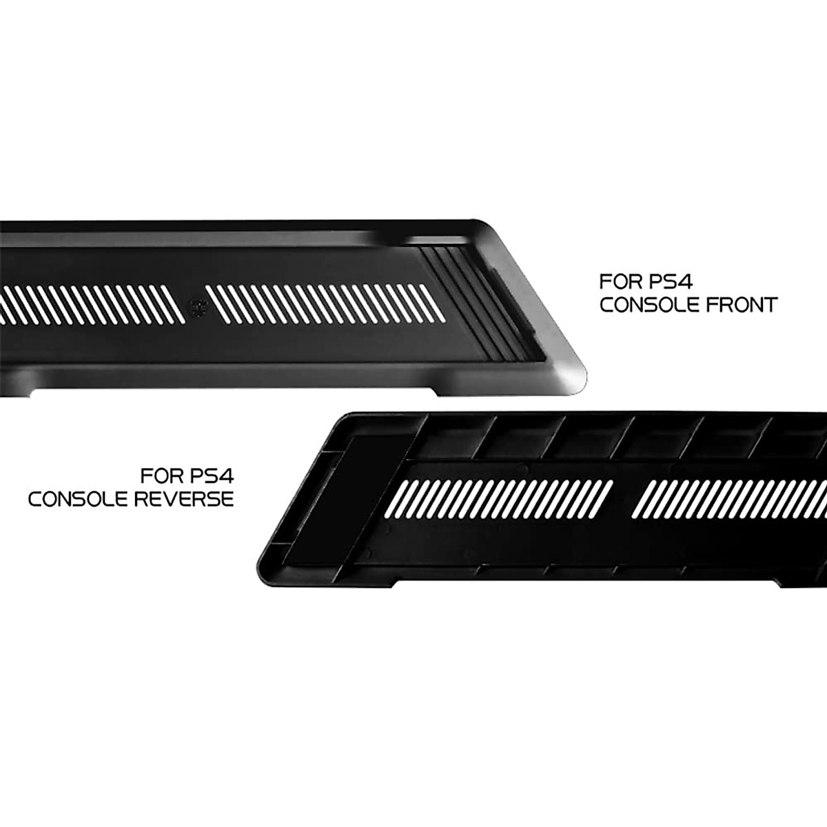 CKXIN Vertical Stand for PS4 Console Dock Cradle Mount Bracket Holder for PS4 Host Base for PS4 Console Gaming Accessories, Black