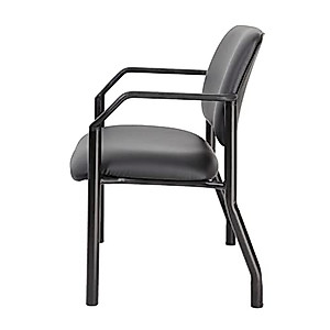 Boss Office Products Guest Chair 500 lb. Weight Capacity in Black