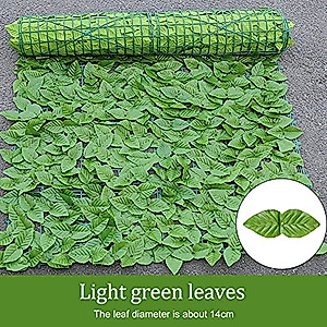 CYCTECH Artificial Ivy Privacy Fence Screen, 40 x 20 inch Faux Ivy Leaves Hedge Fence and Vine Decoration for Home Outdoor, Garden, Yard Christmas Decoration,Green (G)
