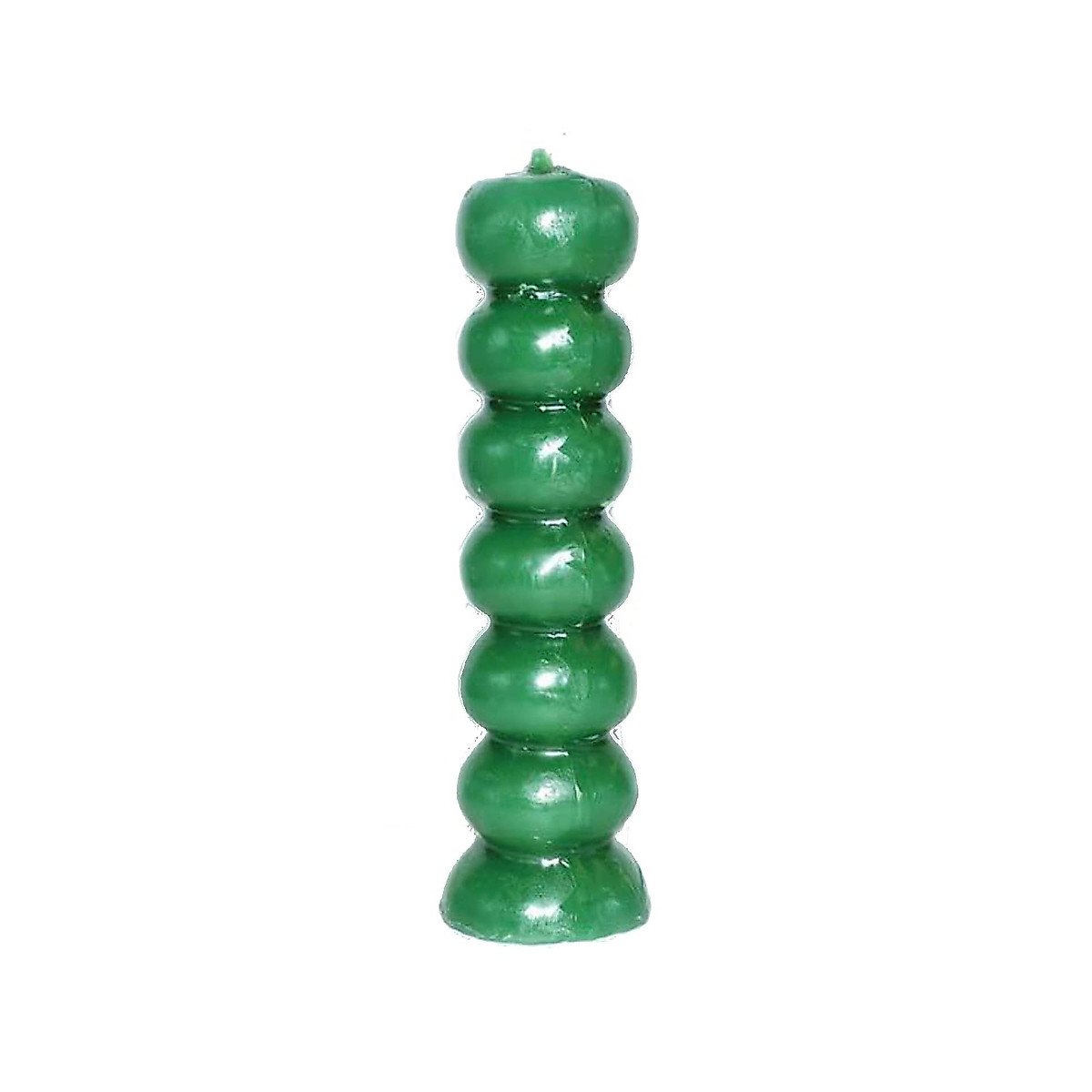 CircuitOffice 7 Knob Candle Green Color, Known as Wishing Candle