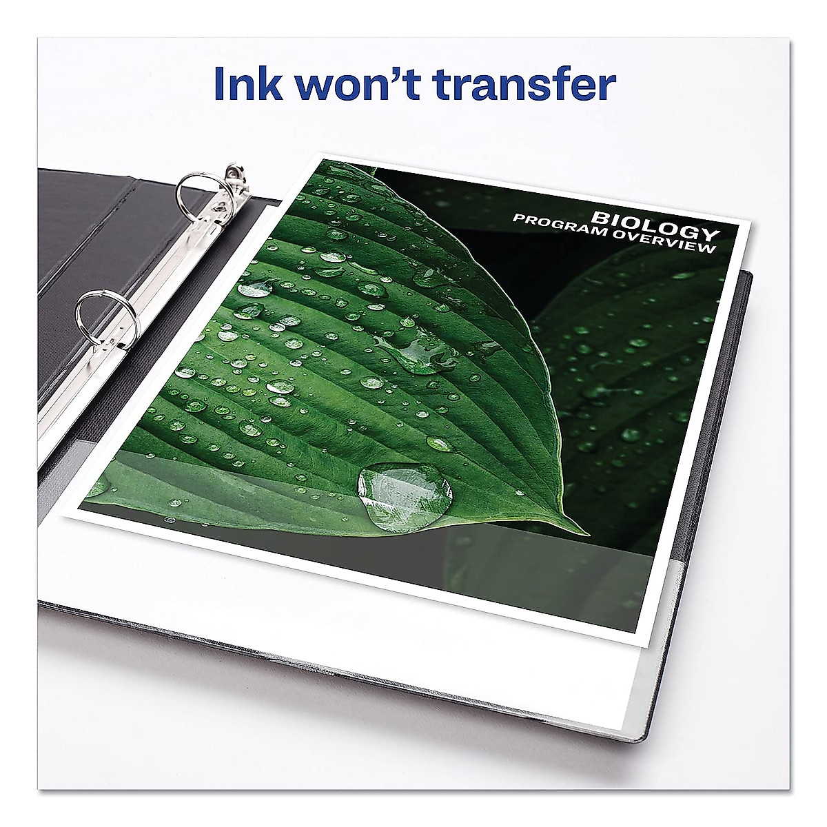 Avery Durable View 3 Ring Binder, 2 Inch Slant Rings, 4 White Binders (17032)