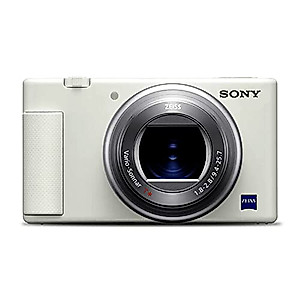 Sony ZV-1 Camera for Content Creators and Vloggers, White, Compact (DCZV1/W) (Renewed)