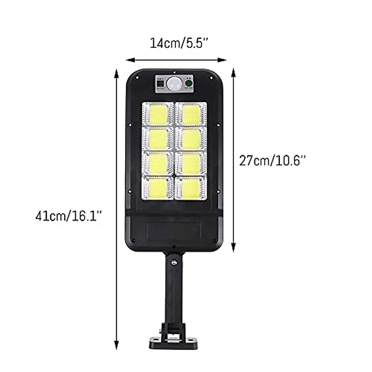 SISHUINIANHUA 1200W Solar Street Lamp Outdoor Street Lights 160COB LED Waterproof Solar Light PIR Motion Sensor Remote Control Garden Lamp