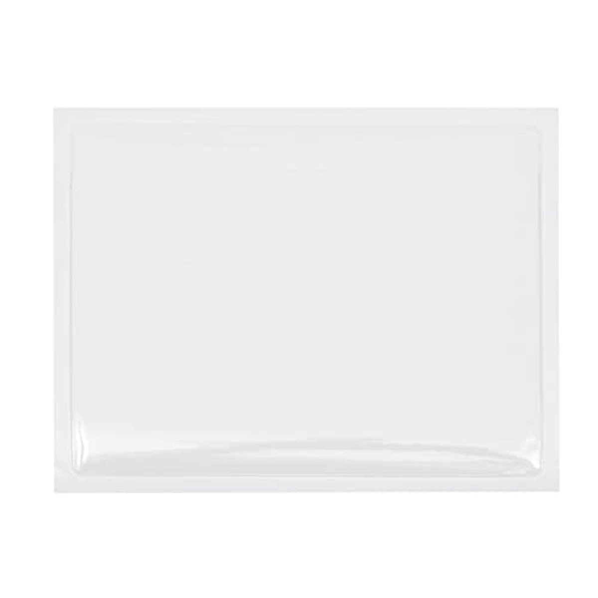 100 Pack Top Load 4x6 Photo Sleeves with Adhesive, Index Card Holder for Office Supplies, Clear Label Pockets for Small Business