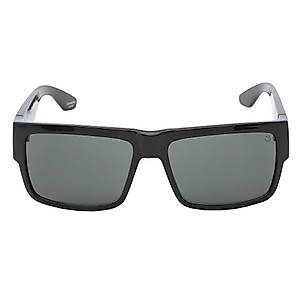 Spy Optic Cyrus Sunglasses Gloss Black with Happy Grey Green Lens Sticker
