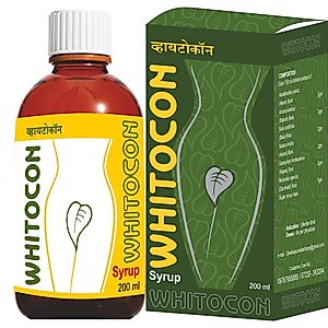 Verem Ujwala Ayurvedashram Whitocon Syrup -200Ml (Ayurvedic White Discharge Fast Relief Syrup) (Pack of 3)