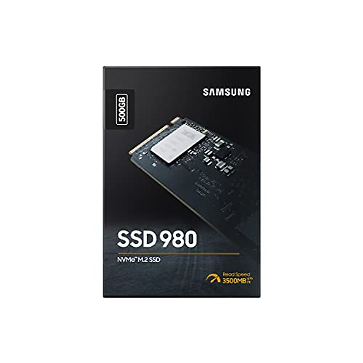 SAMSUNG 980 SSD 500GB PCle 3.0x4, NVMe M.2 2280, Internal Solid State Drive, Storage for PC, Laptops, Gaming and More, HMB Technology, Intelligent Turbowrite, Speeds up-to 3,500MB/s, MZ-V8V500B/AM