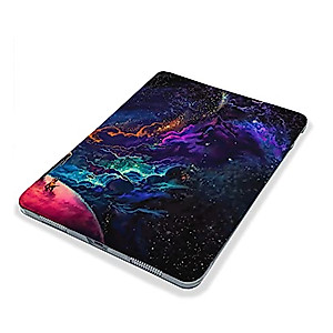 Kawaii Outer Space Galaxy case Compatible with iPad Mini Air Pro 7.9 8.3 9.7 10.2 10.9 11 12.9 inch Pattern Cover New 2022 2021 Trifold Stand 3 4 5 6 7 8 9 Generation 285 (10.2" 7/8/9 gen)