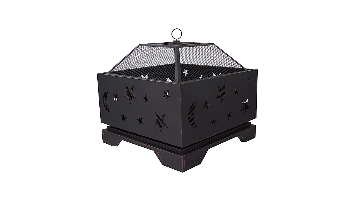 Pleasant Hearth Stargazer Fire Pit - Deep & Durable