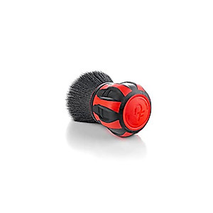 Detail Factory - Curveball XL Synthetic Brush - Ultra Soft Bristles, Comes with Storage Rack, Covers Large Area Inside or Outside Vehicles, Red