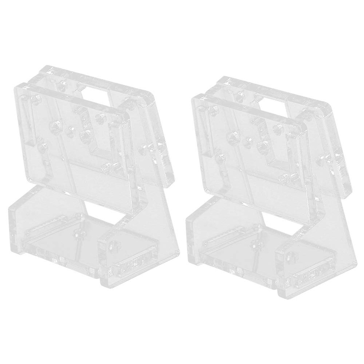 Acrylic Bracket for Raspberry Pi, Protective Case LCD Display Screen Holder Stand Cover for Raspberry Pi 8MP Camera(2pcs)