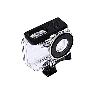 For Insta360 ONE R Sports Camera Case Protective Housing Insta360 ONE R Diving Cases Waterproof Housing 4K IPX8 Accessory Camera Accessories Anti-fall Bezel Protective Cases (Black) A460