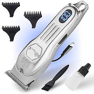 Fagaci Cordless Trimmers for Barbers Extremely Fine Cutting, Close Cut T-Liners Clippers for Men, Edgers T-Blade Trimmer, T-outliner Trimmer, Professional Hair Trimmer, Electric Beard Trimmer for Men