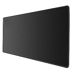 JIALONG Large Gaming Mouse Pad Desk Mat Comfortable XXL Mousepad Extended Size 35.4 x 15.7 inches Classic Black