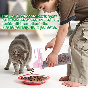 TBMax Rice Storage Container 5 Lbs, Small Airtight Dry Food Container for Flour Cereal Pasta Kitchen Pantry Organization -Red