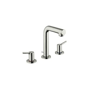 hansgrohe Talis S Modern Premium Easy Clean 2-Handle 3 7-inch Tall Bathroom Sink Faucet in Brushed Nickel, 72130821