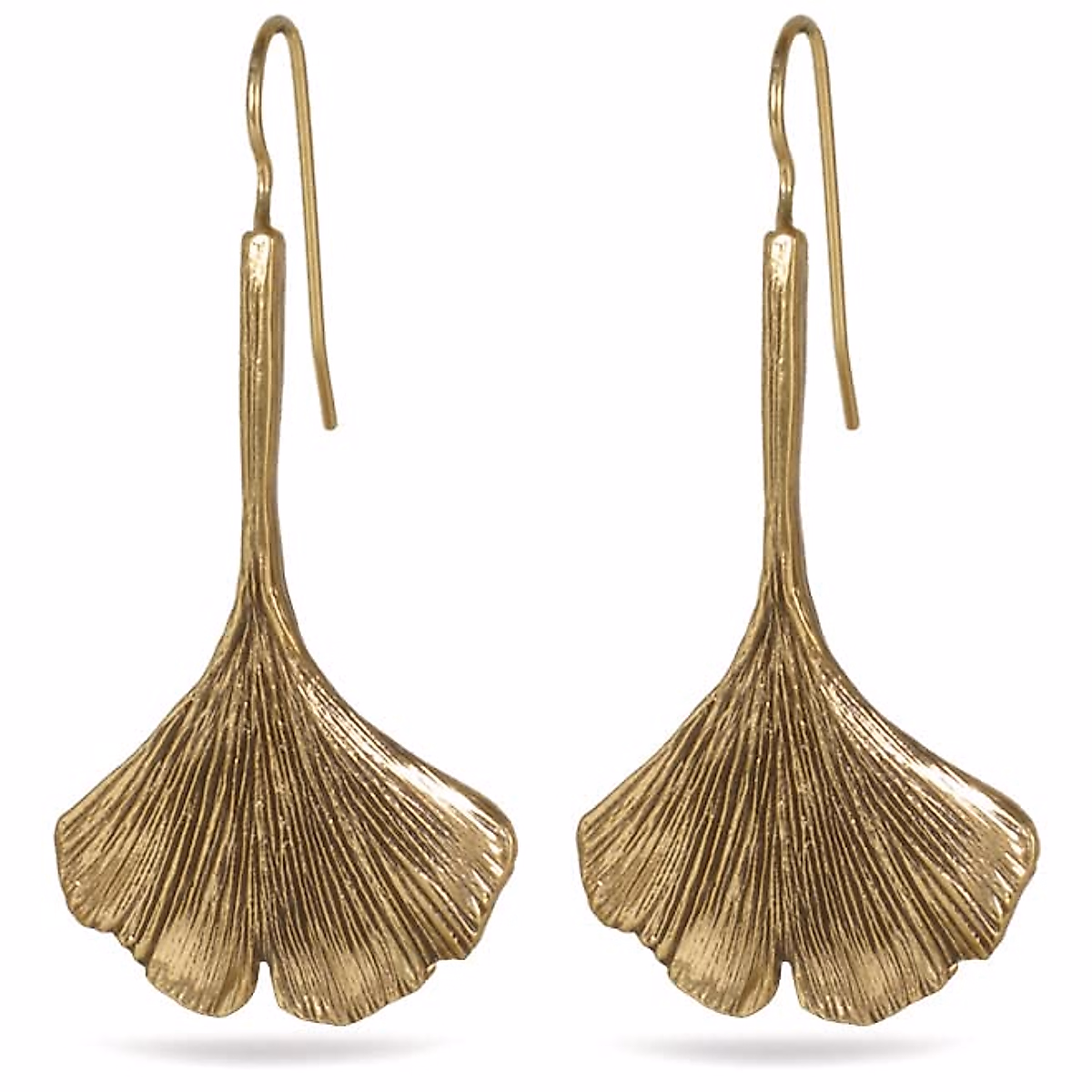 Ginkgo Leaf Earrings - Museum Reproductions - Made in the United States