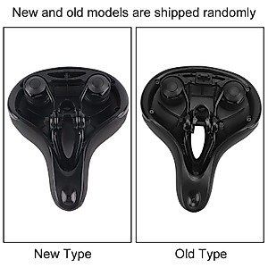 Bikes Seat Cover, Bikes Seat with Reflective Strip for Men Women, Shock Absorption Mountain Bikes Seat, Comfortable Bikes Saddle Cushion Pad for Mountain Road Pilipane