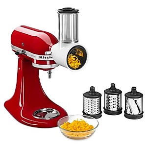 KitchenAid Artisan Stand Mixer + Fresh Prep Slicer/Shredder Bundle