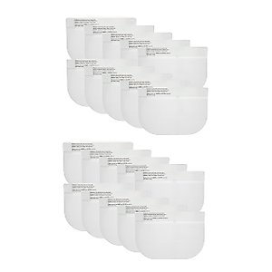 PEAKWILL 20pcs Full Face Shield,Protective Face Shield Anti Splash and Saliva Clear Film Protect Face and Eyes with Adjustable Band and Comfort Sponge