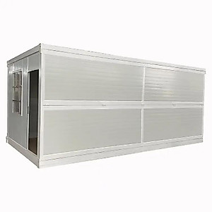 Generic Mobile Modular Living Container Homes Shipping Cargo Prefab Folding Container House, White, TT-002