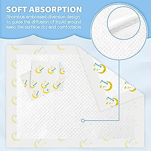 Baby Disposable Changing Pads 100 Count Incontinence Underpad Diaper Changing Liners Quick Absorb Soft Breathable Waterproof Leak Proof 13x18in