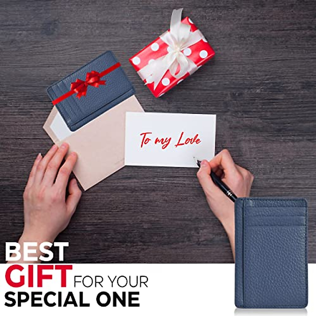 Fashionable Purple Leather Wallet | RFID Blocking | Handy | Compact | Multiple Gift Card Slots | Unisex Wallet