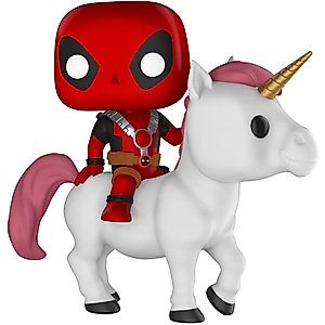 NEW! FUNKO POP! RIDES #36 Excusive Marvel Collectors Corps Deadpool On Unicorn