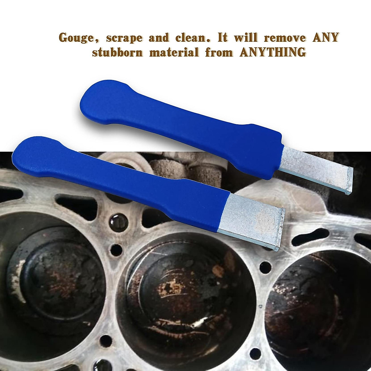 Carbide Scraper, Super Scraper Removes Residue from Steel, Aluminum, and More (Small & Large-2pcs)