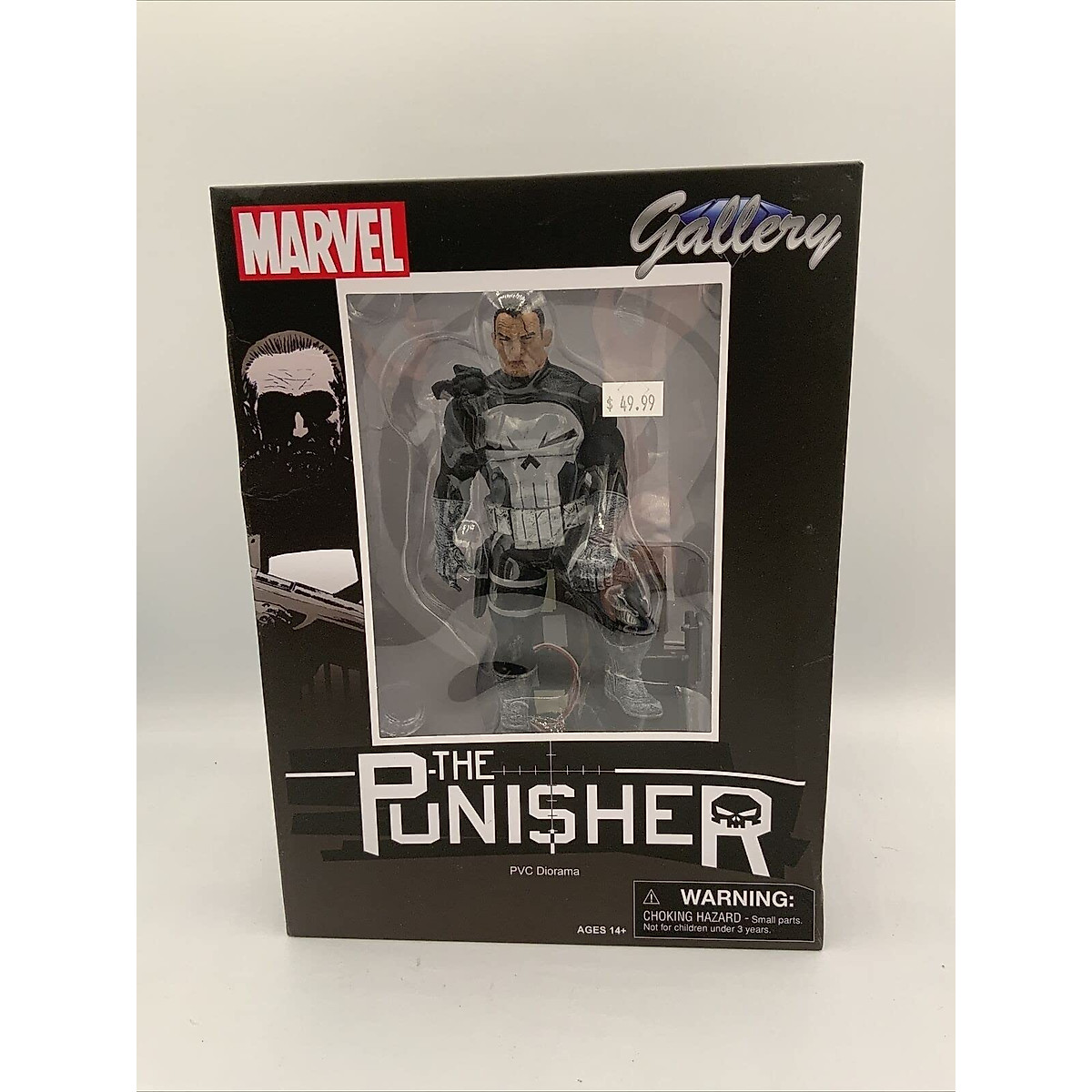 Marvel Gallery Punisher PVC Figure, Multicolor, Standard