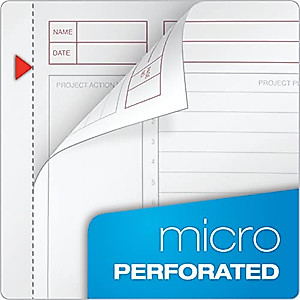 TOPS Products Aion Planner, Side Wirebound, 8-1/2"x6-3/4", 100 Sheets, Black (TOP63828)