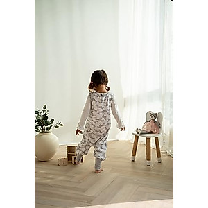 Baby Sleep Sack 12-24 Months, 0.5 TOG Sleep Sack Baby Wearable Blanket, Toddler Baby Sleep Sack with Feet, Sleeveless Breathable Sleep Sacks, Grey