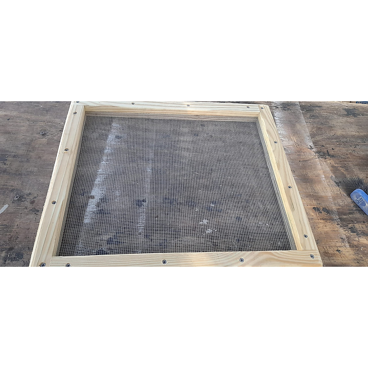 Soil sifter, 1/8" hardware cloth, great for making fine seed starting soil