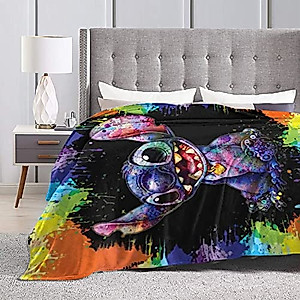 Noichzc Cartoon Blanket Ultra-Soft Fleece 50''x40'' Blanket for Couch Bed Warm Plush Throw Blanket Suitable for All Season