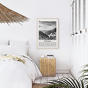 Mount Baker Print Black and White, Mount Baker Wall Art, Mount Baker Poster, Mount Baker Photo, Mount Baker Map, Mount Baker Wall Decor, USA