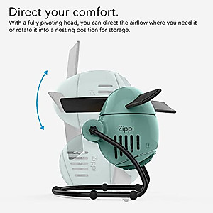Vornado Zippi Small Personal Fan for Desk, Nightstand, Tabletop, Travel