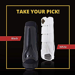 Kavallerie PRO-K Support Boots for Horses - Maximum Protection & Rehabilitation from Injuries & Strains of Flexor Tendon Region for Training, Jumping, Riding, Eventing