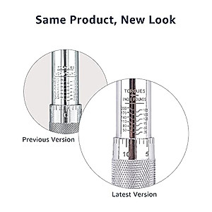 Amazon Basics 1/4-Inch Drive Click Torque Wrench - 35-200 in.-lb, 3.95-22.5 Nm